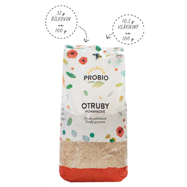 Otruby pohankové 500 g BIO PROBIO - PROBIO